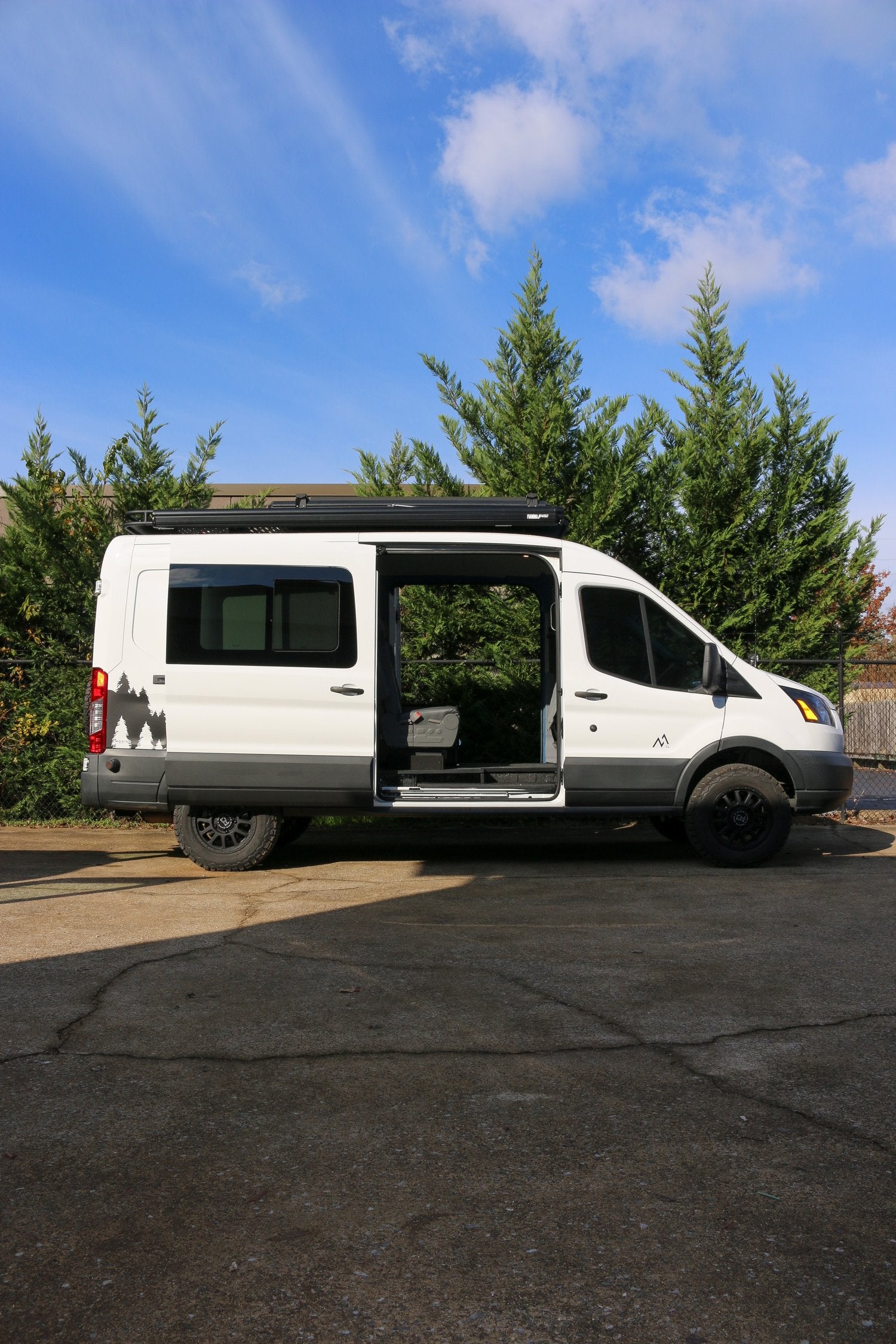 2017 Four Door Ford Transit Custom Build – Moxie Van Co